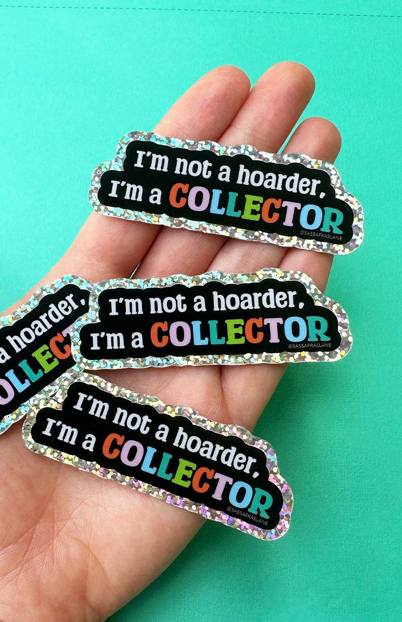 Not a Hoarder Sticker – Cool People Sew